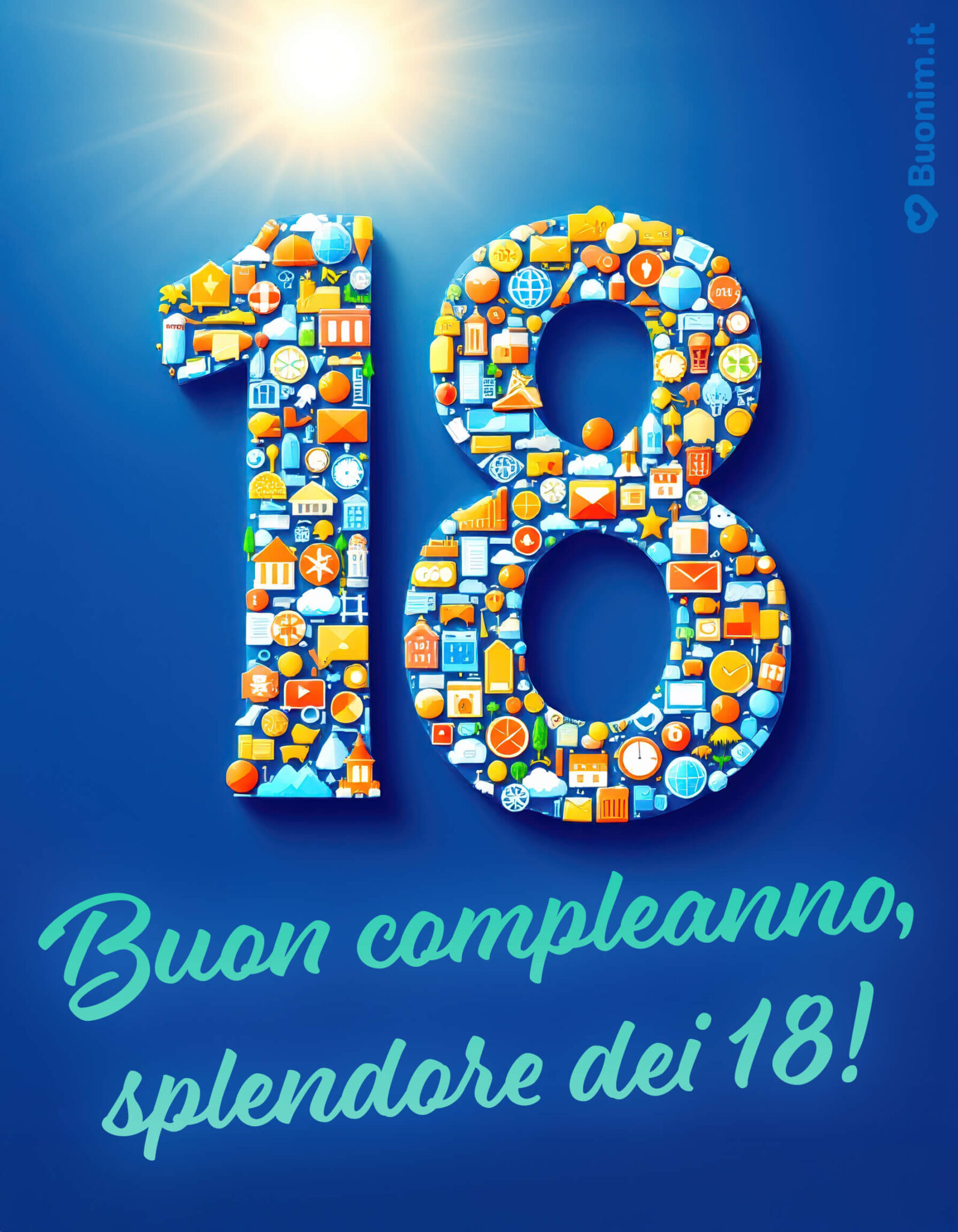 Immagini di Auguri per i 18 anni con Frasi dolci e significative da ...