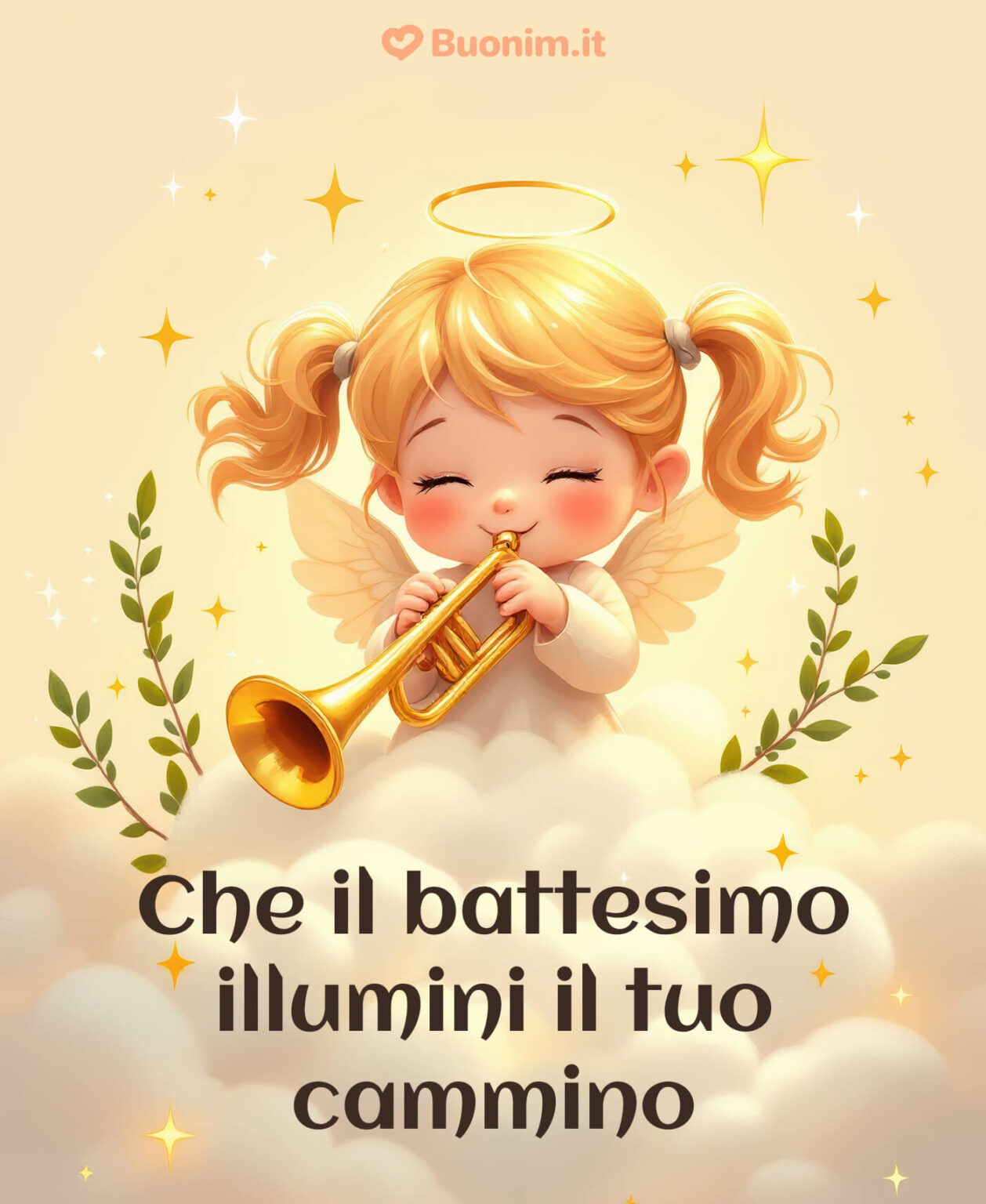 Immagini di Battesimo Originali per un Bambino o una Bimba - Buonim!