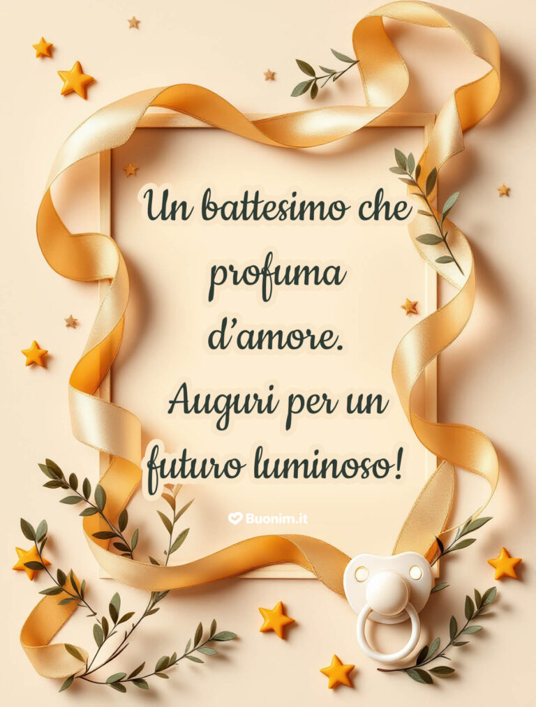 Immagini di Battesimo Originali per un Bambino o una Bimba - Buonim!