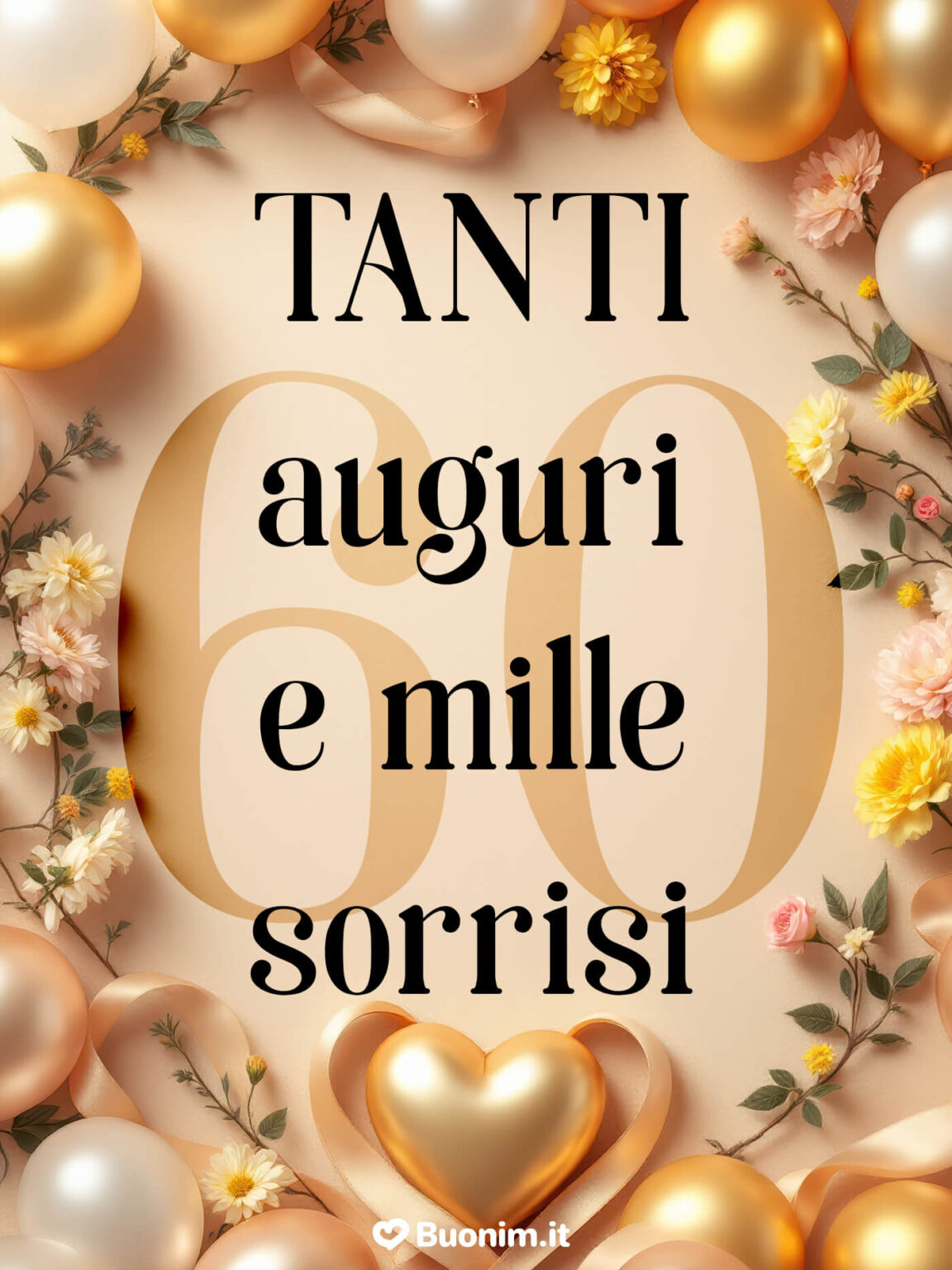 Immagini di Buon Compleanno per i 60 Anni per Festeggiare con gli Amici ...