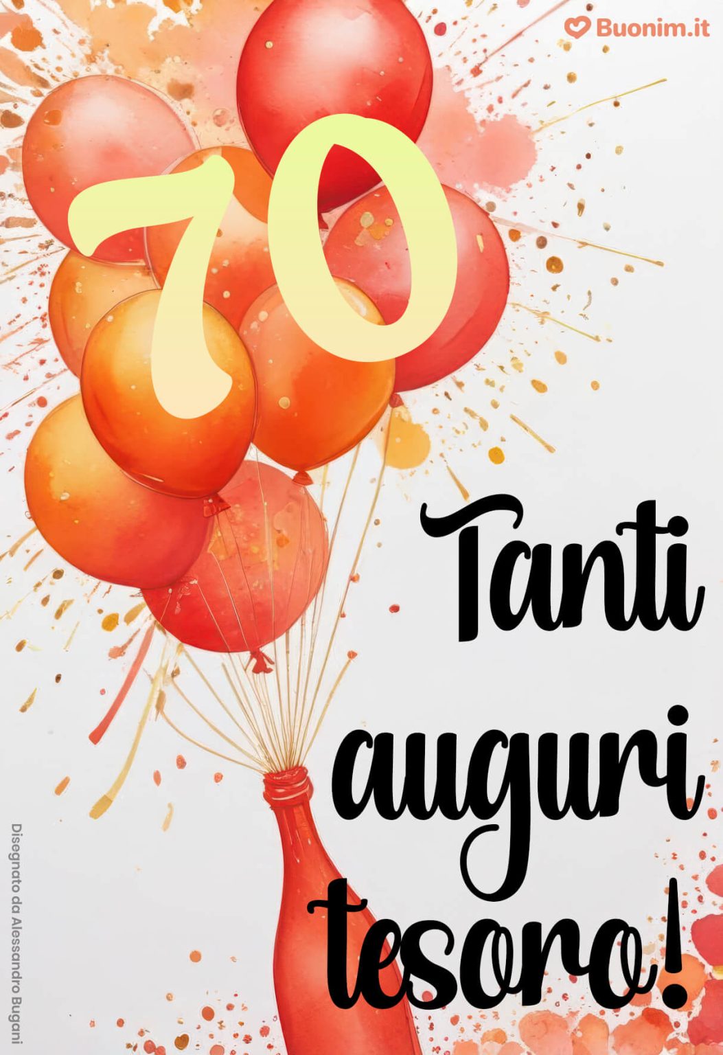 Immagini di Buon Compleanno per i 70 Anni Donna da Scaricare Gratis e ...