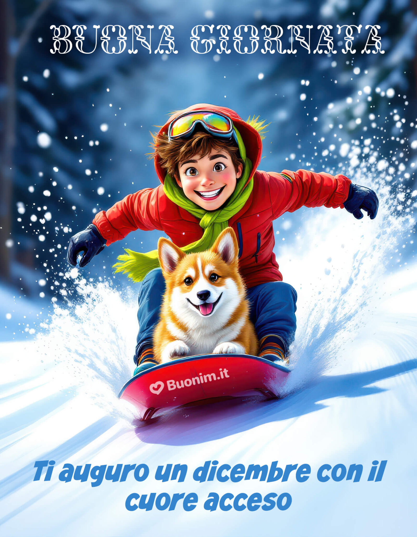 Buon Dicembre con le Immagini Invernali e Frasi Belle per una Buona ...