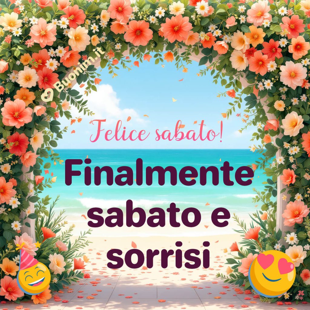 Immagini di Buongiorno e Buon Sabato Nuove con Frasi bellissime per il weekend - Buonim!