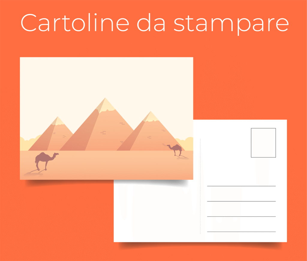 Formati delle cartoline da stampare con misure, proporzioni e ...