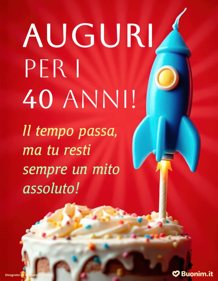 Immagini di Buon Compleanno per Uomo di 40 anni da scaricare gratis ...