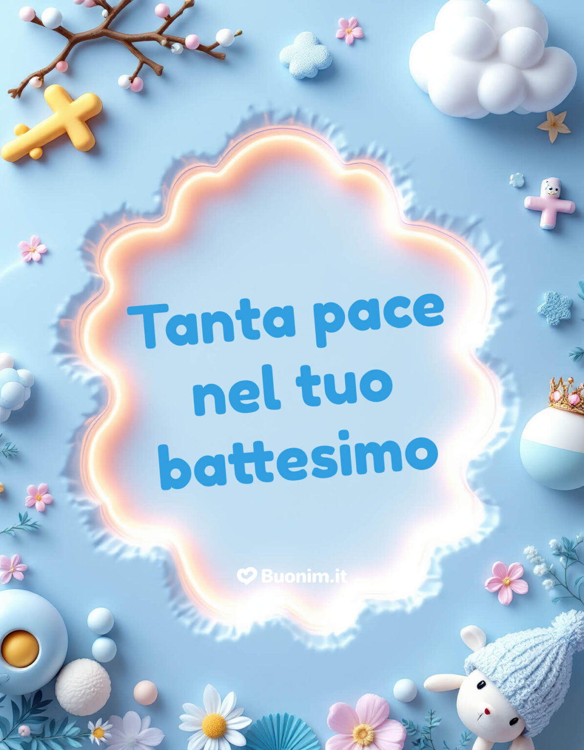 Immagini di Battesimo Originali per un Bambino o una Bimba - Buonim!