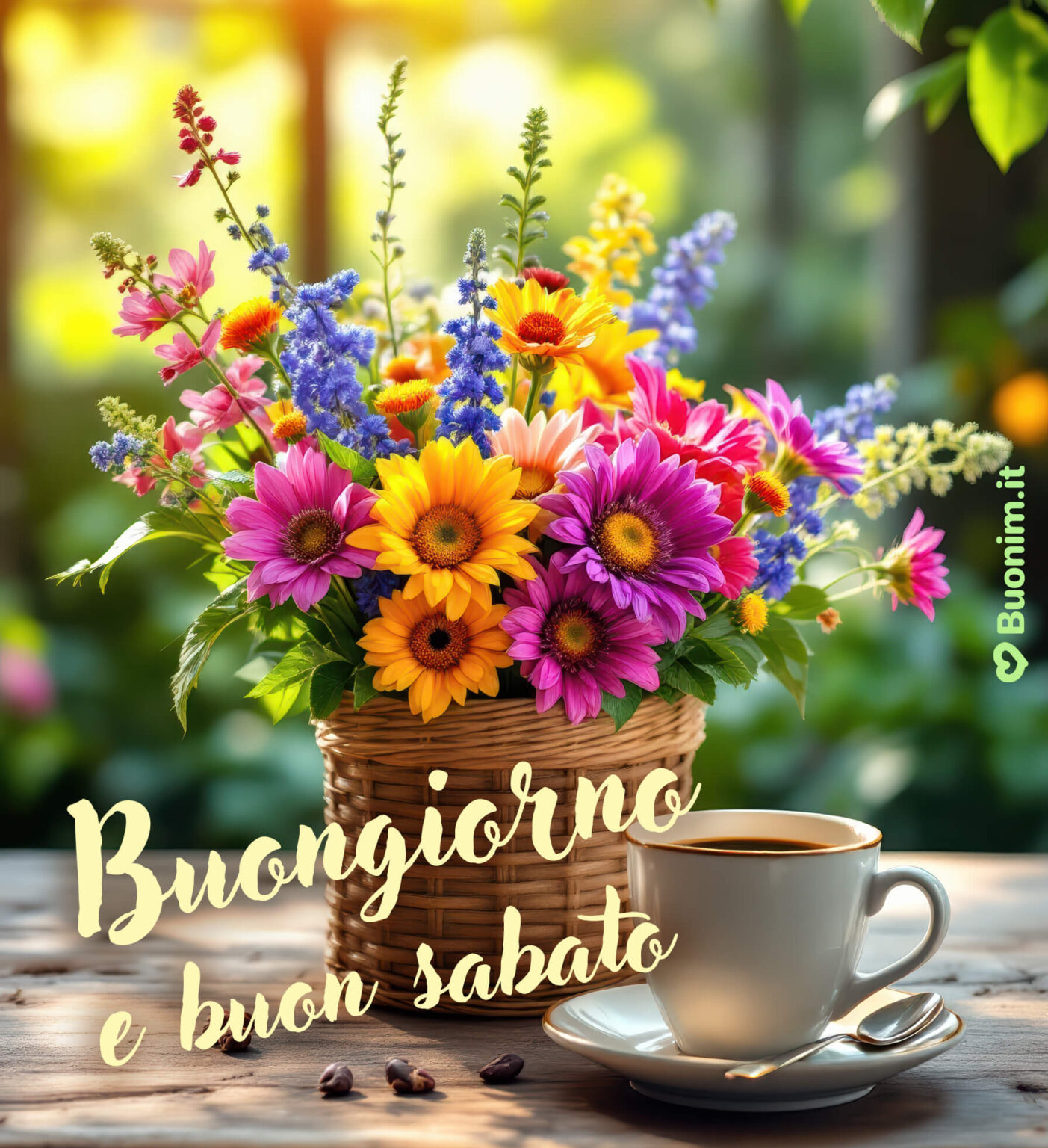 Immagini di Buongiorno e Buon Sabato Nuove con Frasi bellissime per il weekend - Buonim!