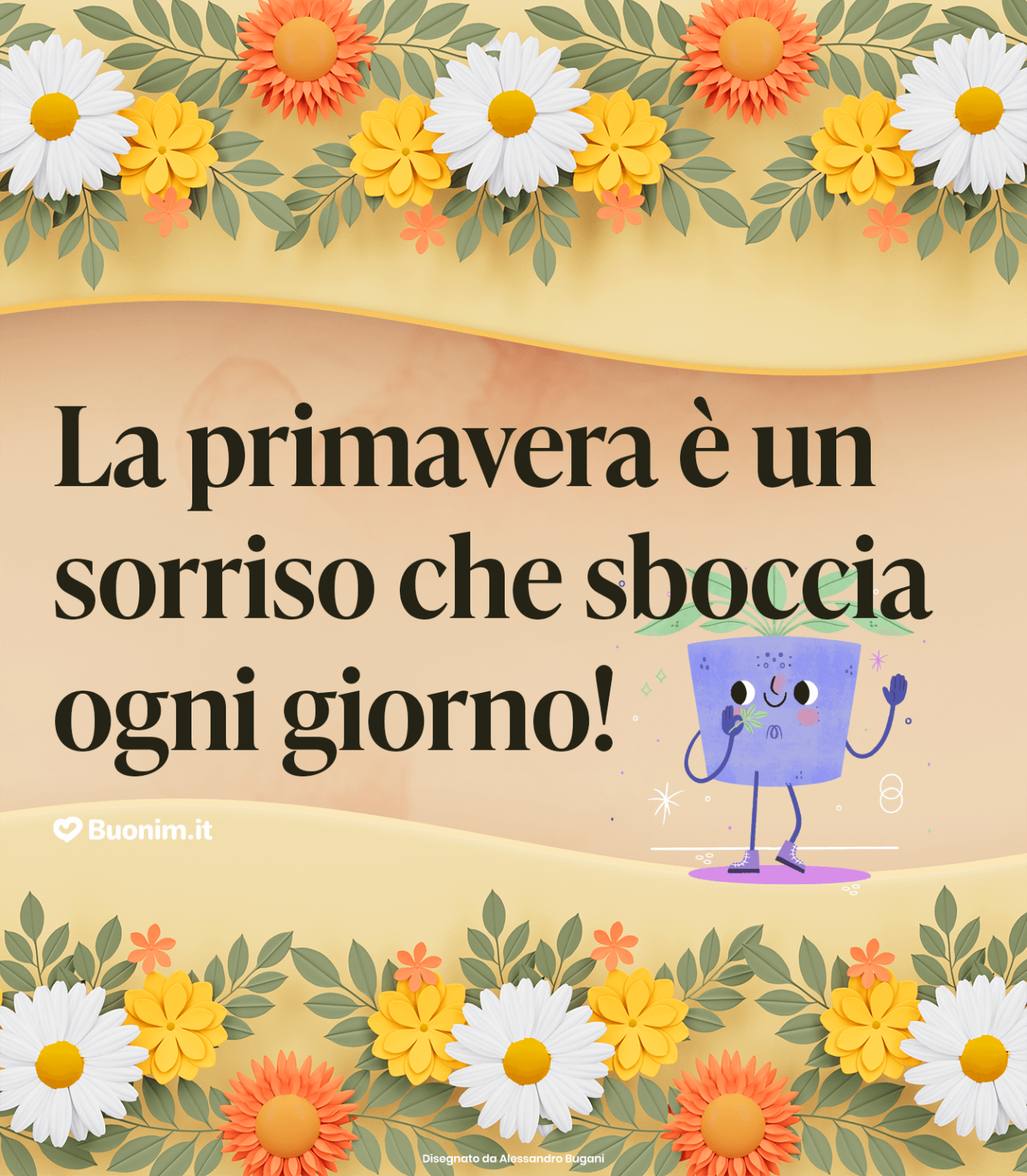 Immagini di Primavera con Buongiorno, sole e Benvenuta Primavera da ...