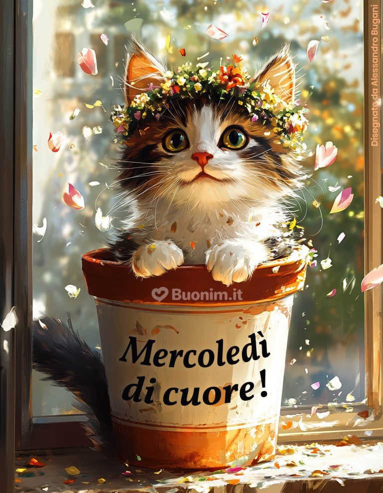 Immagini di Buongiorno e Buon Mercoledì con frasi bellissime e auguri da scaricare gratis - Buonim!