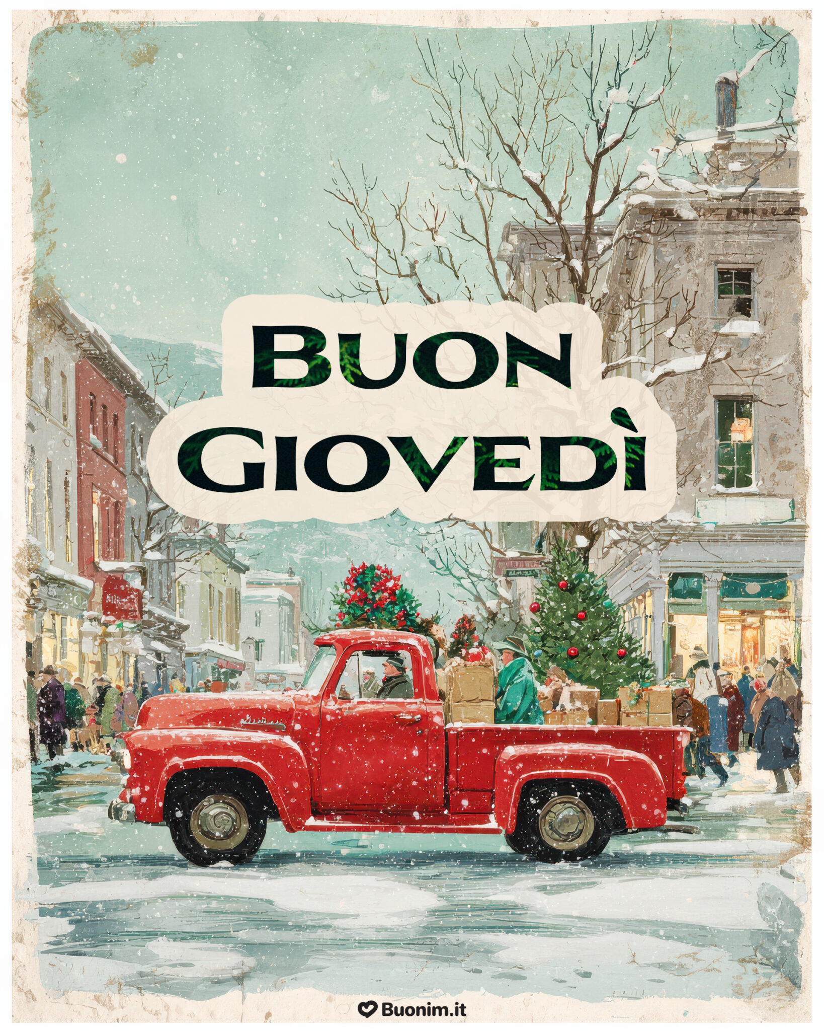 Immagini di Buon Giovedì Invernale gratis per una felice giornata - Buonim!